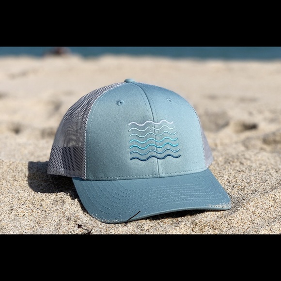 Red Rambler Hat Co. | Accessories | Waves Trucker Hat No Logo Simple ...